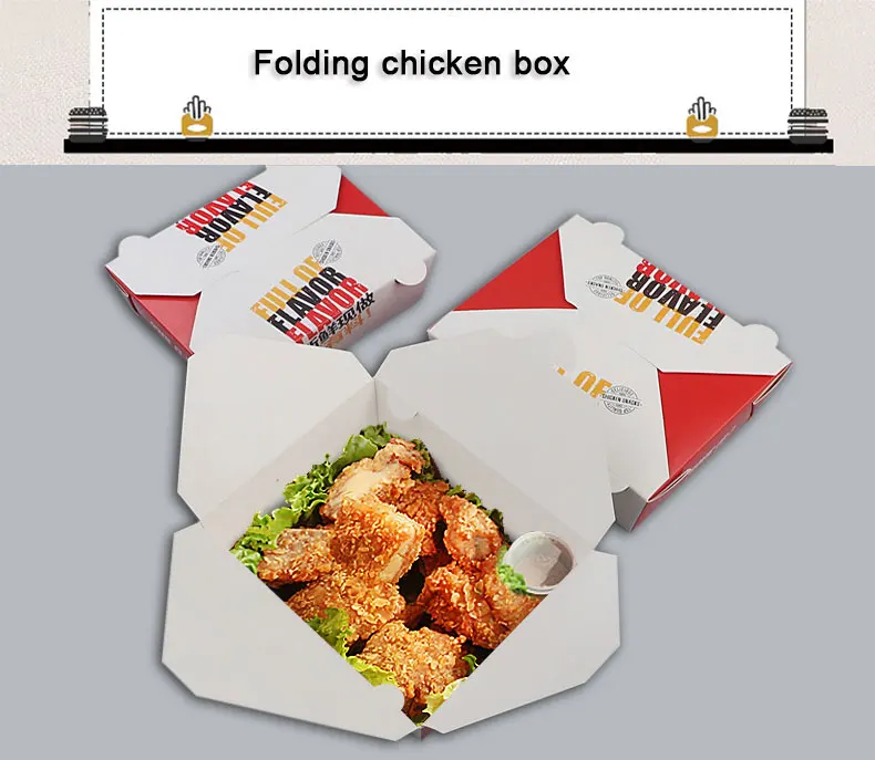 Wholesale High Quality Burger and Chips Box Packaging