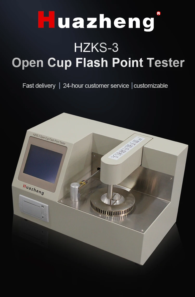 Automatic Ignition Flammability Temperature Open Cup Flash Point Meter ...