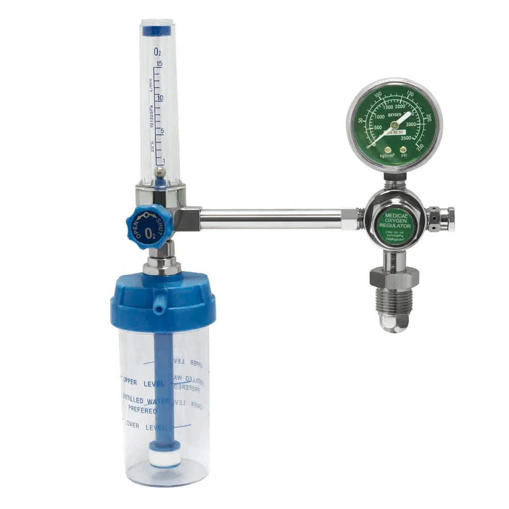 YR-88 Medical Oxygen Regulator with Flow Meter & Humidifier ...