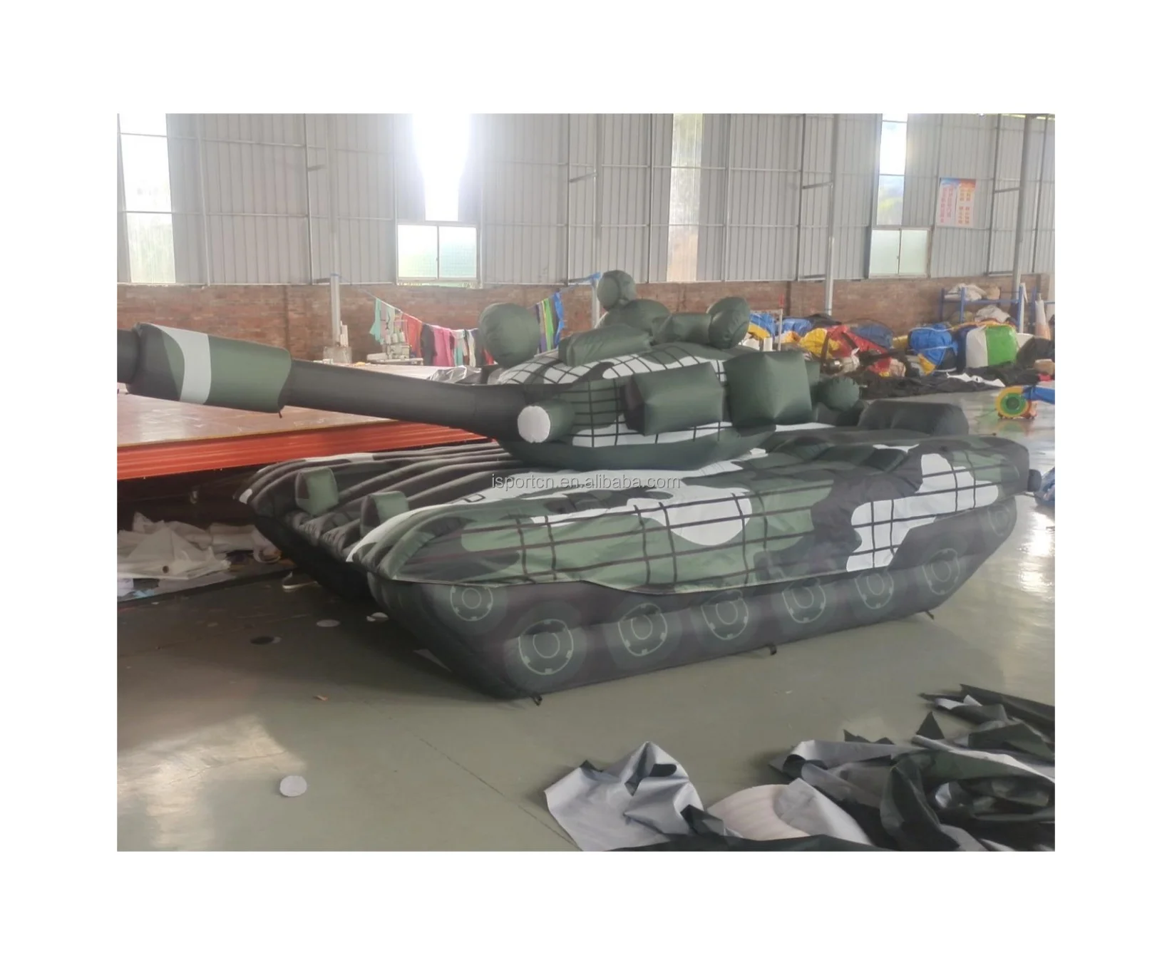 custom advertising cheap inflatable tank decoy/ inflatable dummy tank ...