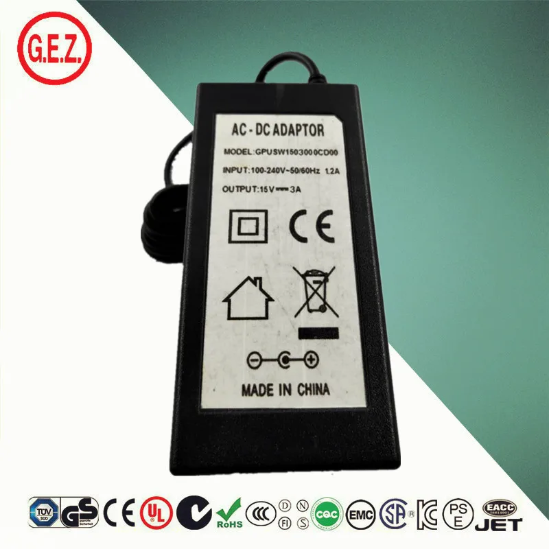 Desktop Power Adapter 15V 3A CE Switch Power Adapter| Alibaba.com