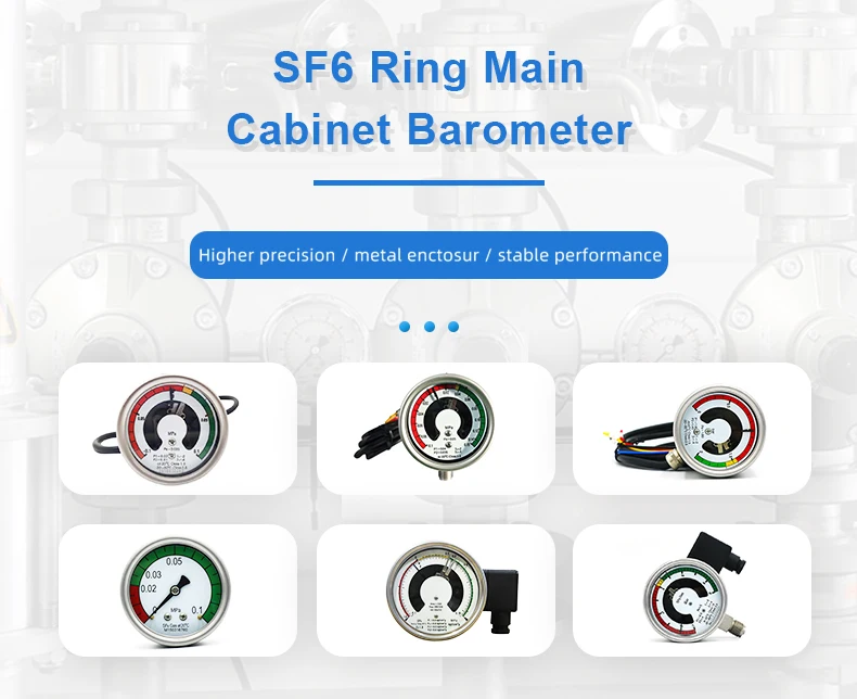 Sf6 Gas Density Gauge Measuring Instrument Stainless Steel 60MM Sf6 ...