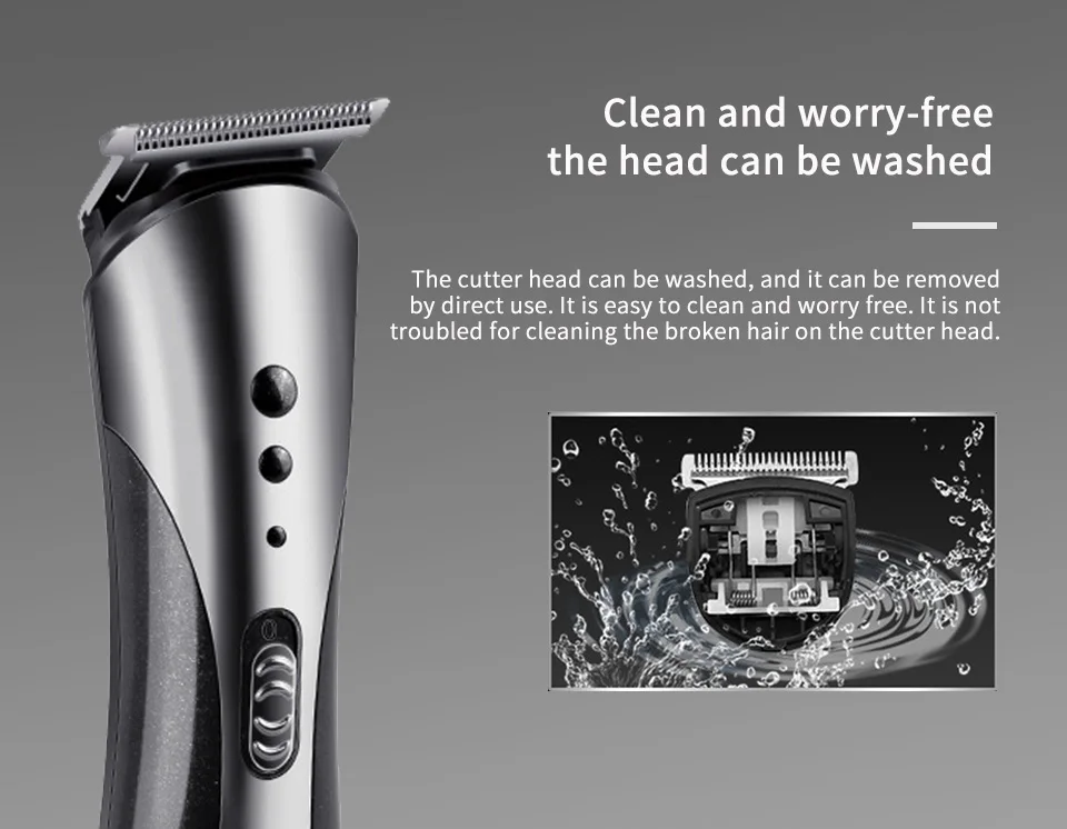 Waterproof Multifunctional Cordless Rechargeable Nose Beard Shaver ...