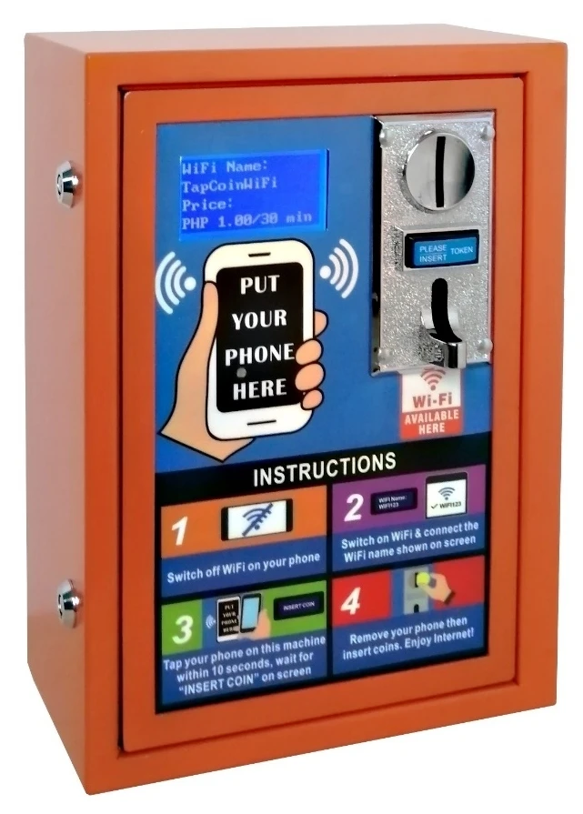 Vendo Coin-Operated Wifi Vending Machine with Charging