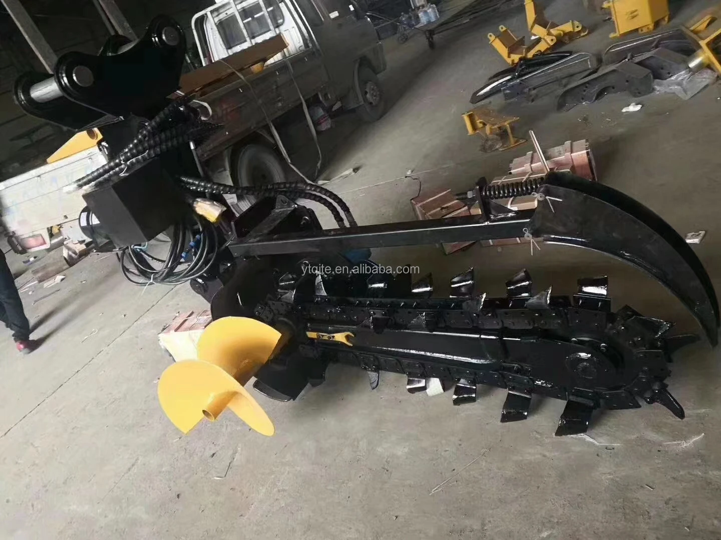 Mini Skid Steer Trencher Loader Attachments Rock Trencher