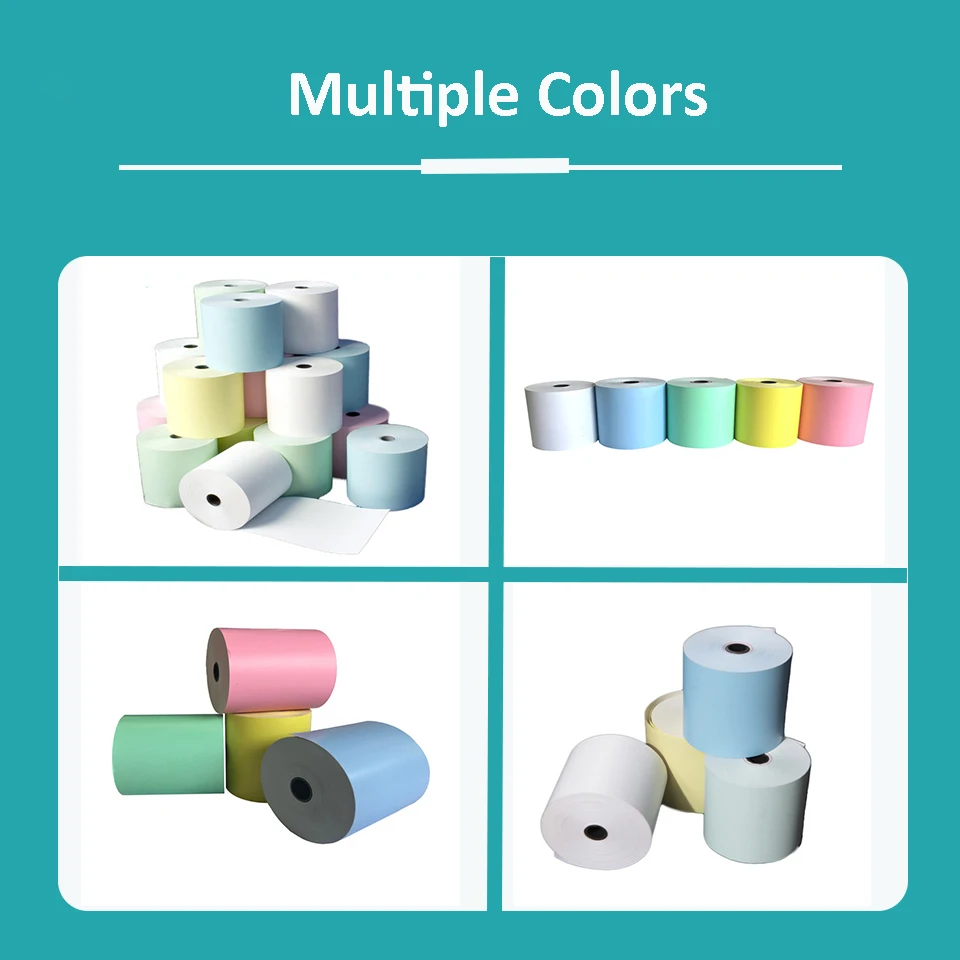 Thermal Paper Rolls - Customized Colors for Kids Printing