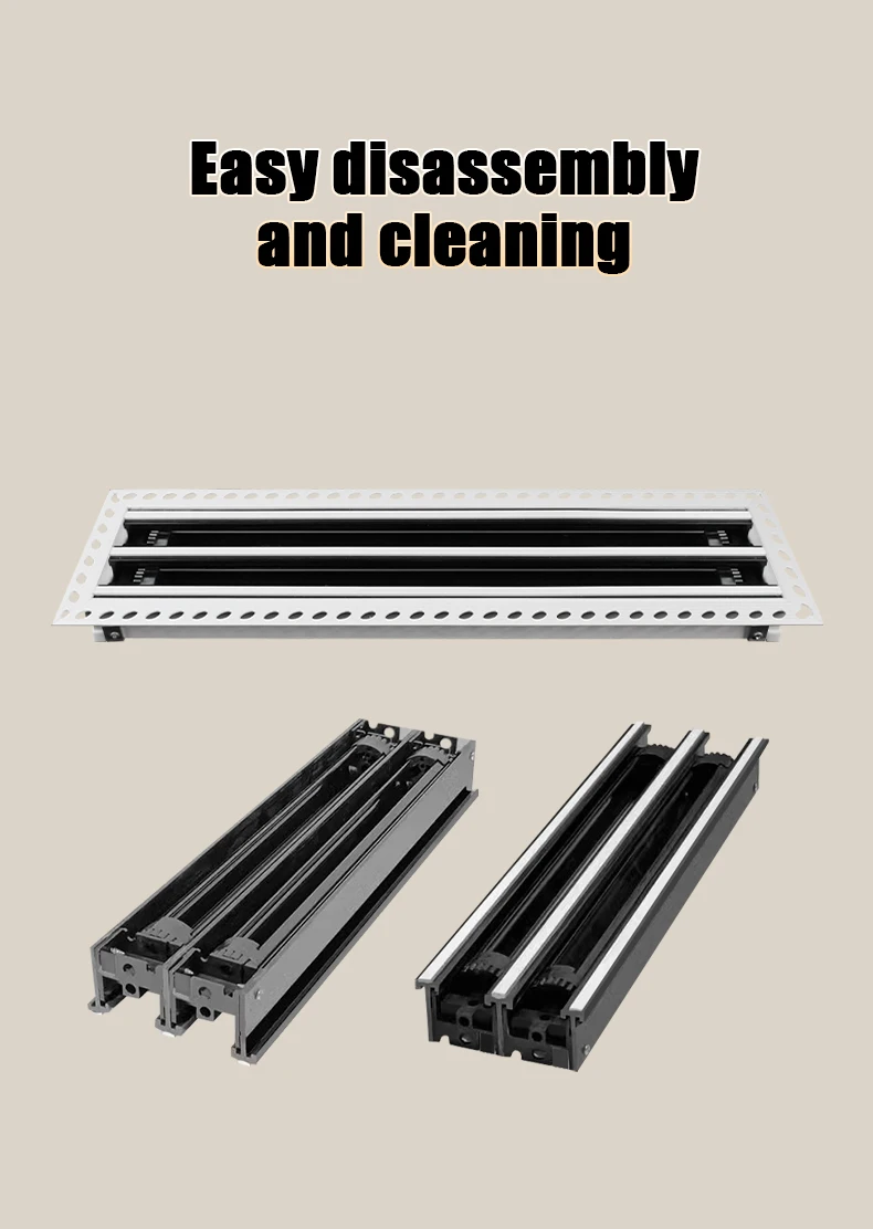 Invisible Linear Slot Diffuser Hidden Ac Linear Air Diffuser Plastic ...