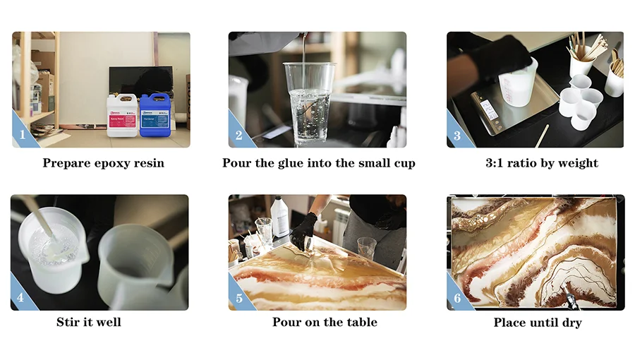 Two Components Epoxy Resin for Floor Coating - Clear & Eco-friendly