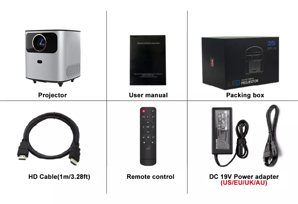 Mobile Phone Projectors & Presentation Equipments Wifi Video Proyector ...