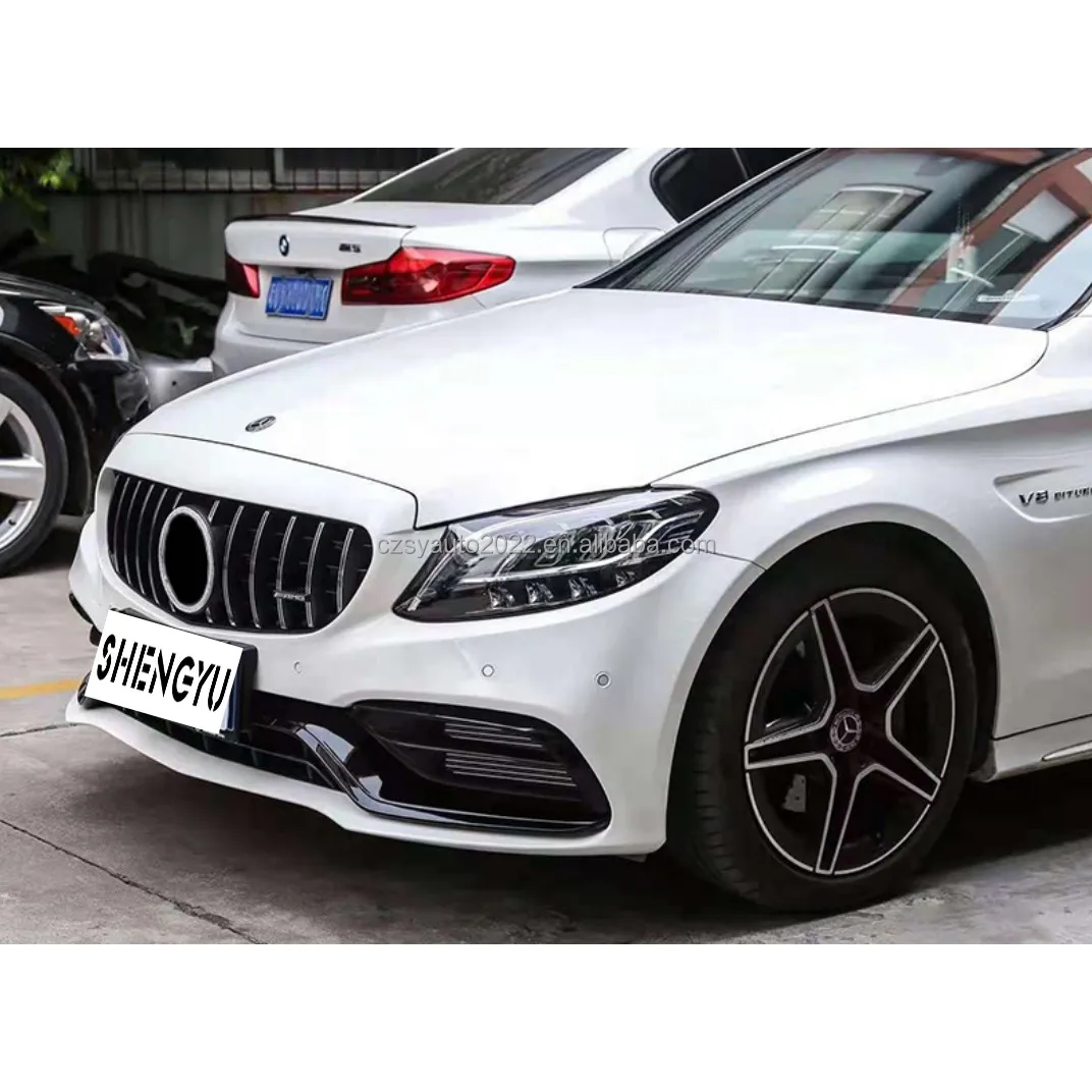 Body Kit Include Grille Exhaust Pipe,Side Skirt And Frone Bumper For ...