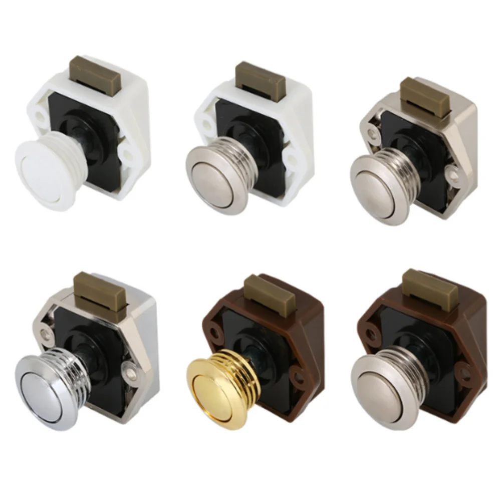 Secure Your RV Cabinets with Mini Push Button Latch Locks