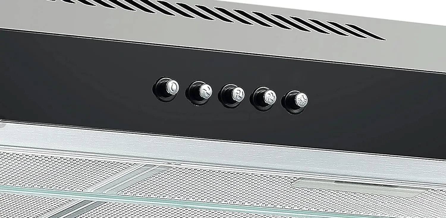 Built In Stainless Steel Kitchen Hood Smart Touch Control Motion Sensor ...