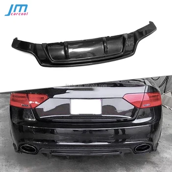 Carbon Fiber Rear Diffuser Lip Spoiler For Audi Rs5 2012-2016 Rear Lip ...