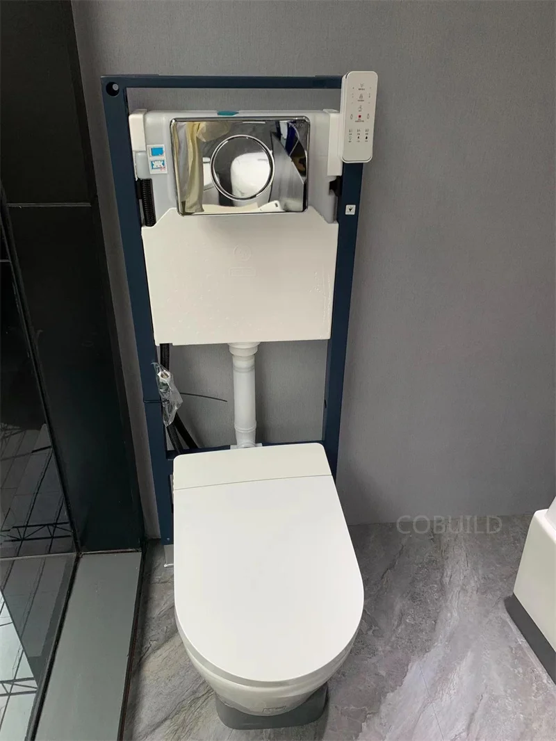 Stilvolles Badezimmer Mit Floating Bidet Toilette