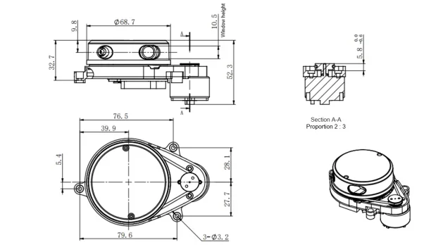 EAI YDLIDAR X4 Pro LIDAR - Obstacle Evadidor Sensor Module