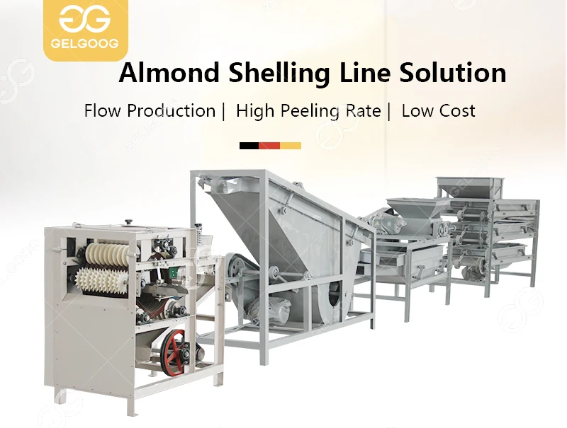 Automatic Hazelnut Peeling Almond Breaker Sheller Processing Palm ...