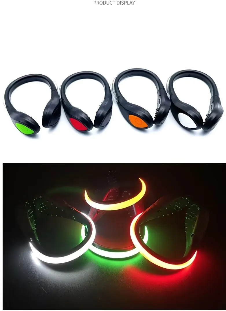 Outdoor Sneaker Clip Light Running Flash Shoe Clamp Light Night Running ...