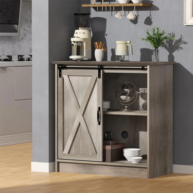 Modern French Buffet and Sideboard Cream of White Rustic Wood ...