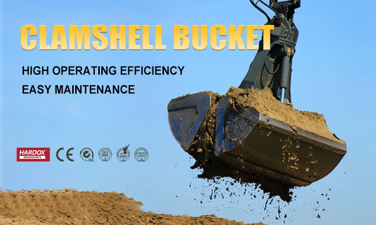 Monde Clamshell Bucket Excavator Bucket Mechanical Clamshell Bucket For ...