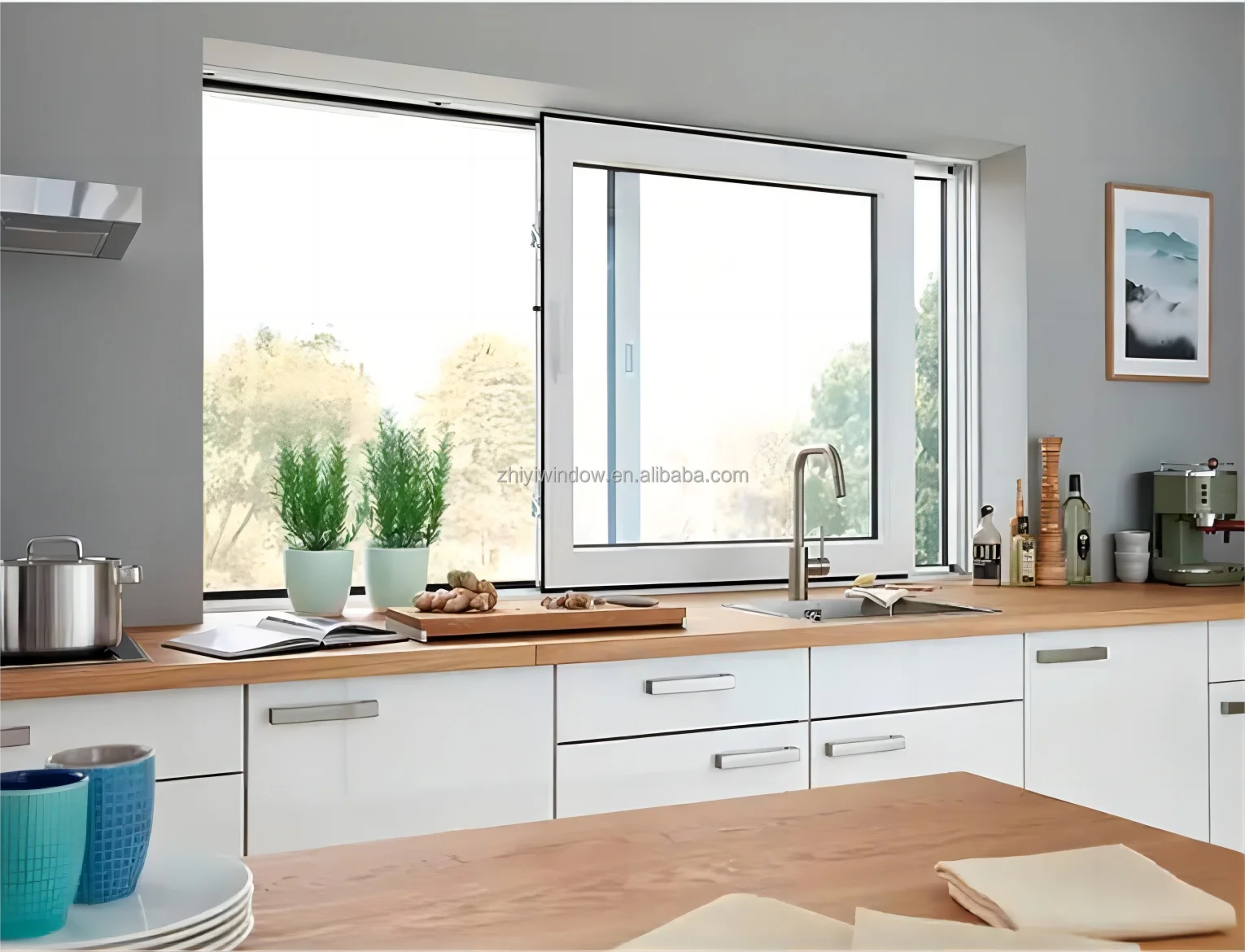 Modern Popular Small Sliding Windows Plastic Upvc Pvc windows Door ...