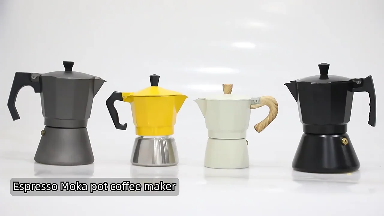 Cafetera 100ml 200ml Stovetop Espresso Coffee Maker Cuban Coffee ...