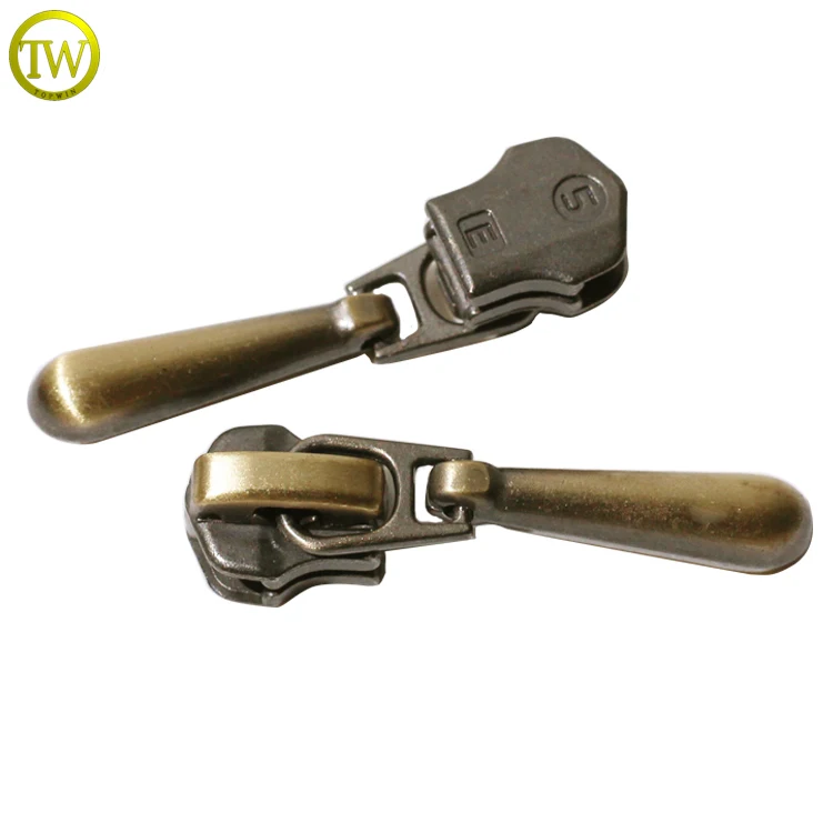 Fashion Antique Brass Zipper Tags Design Handbag Accessory Decorative ...