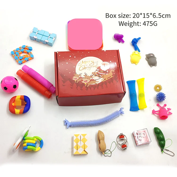 Customized Christmas Autism 33 Pack Sensory Toys Set Free To Match ...