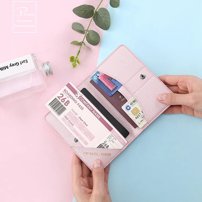 P.travel Custom Sublimation Travel Document Organizer Transparent ...