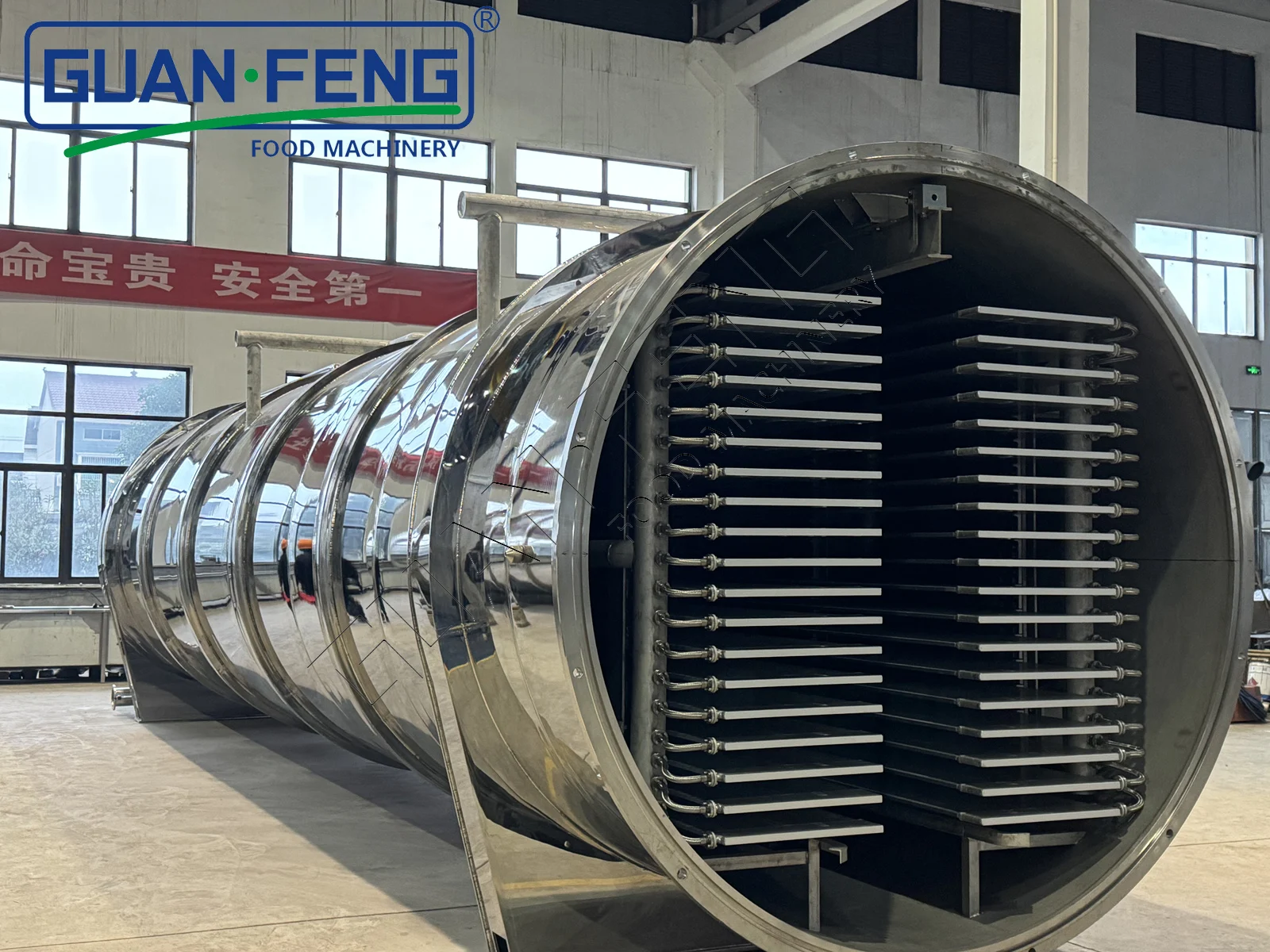 500KG Per Batch Vacuum Freeze Dryer Commercial Lyophilizer Fruit ...