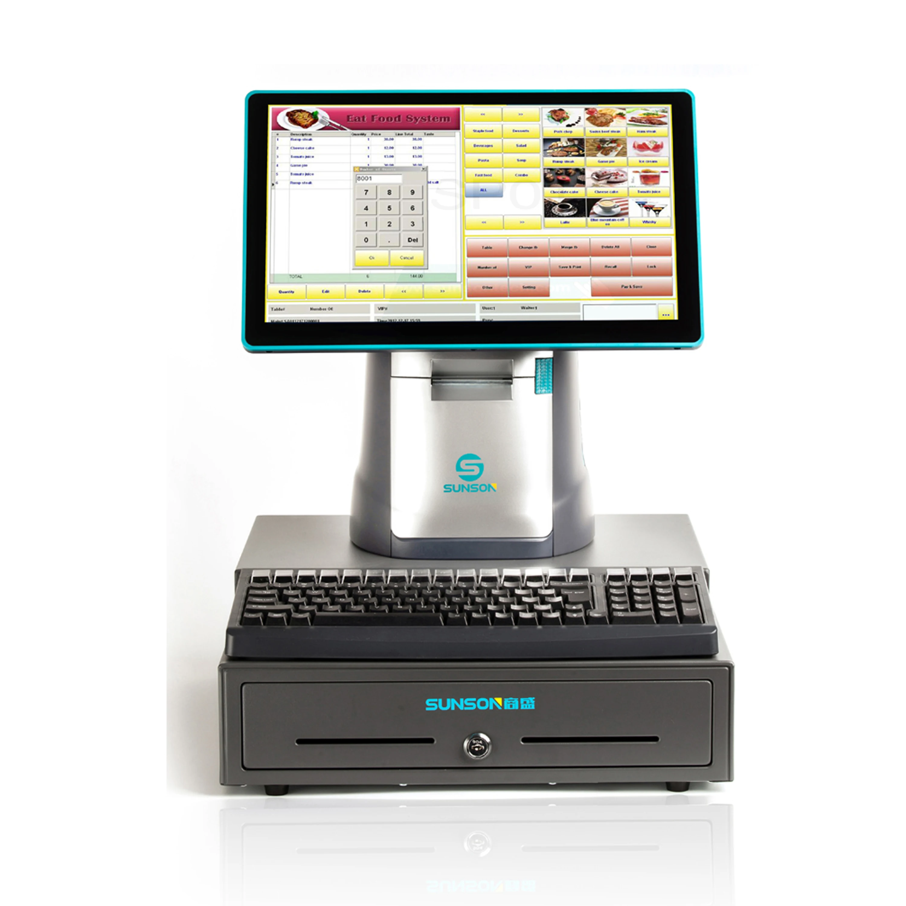 Dual Touch Screen Windows Machine Terminal Android All-in-one Cashier Pos Cashier Motherboard ...