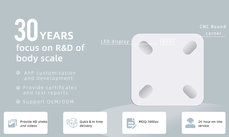 180kg Glass Body Scale Personal Smart Bluetooth Fitness Weighing Scale ...