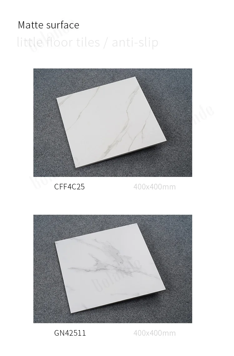 Carreaux Supplier 40x40 White Marble Anti-Slip Ceramic Tiles for ...