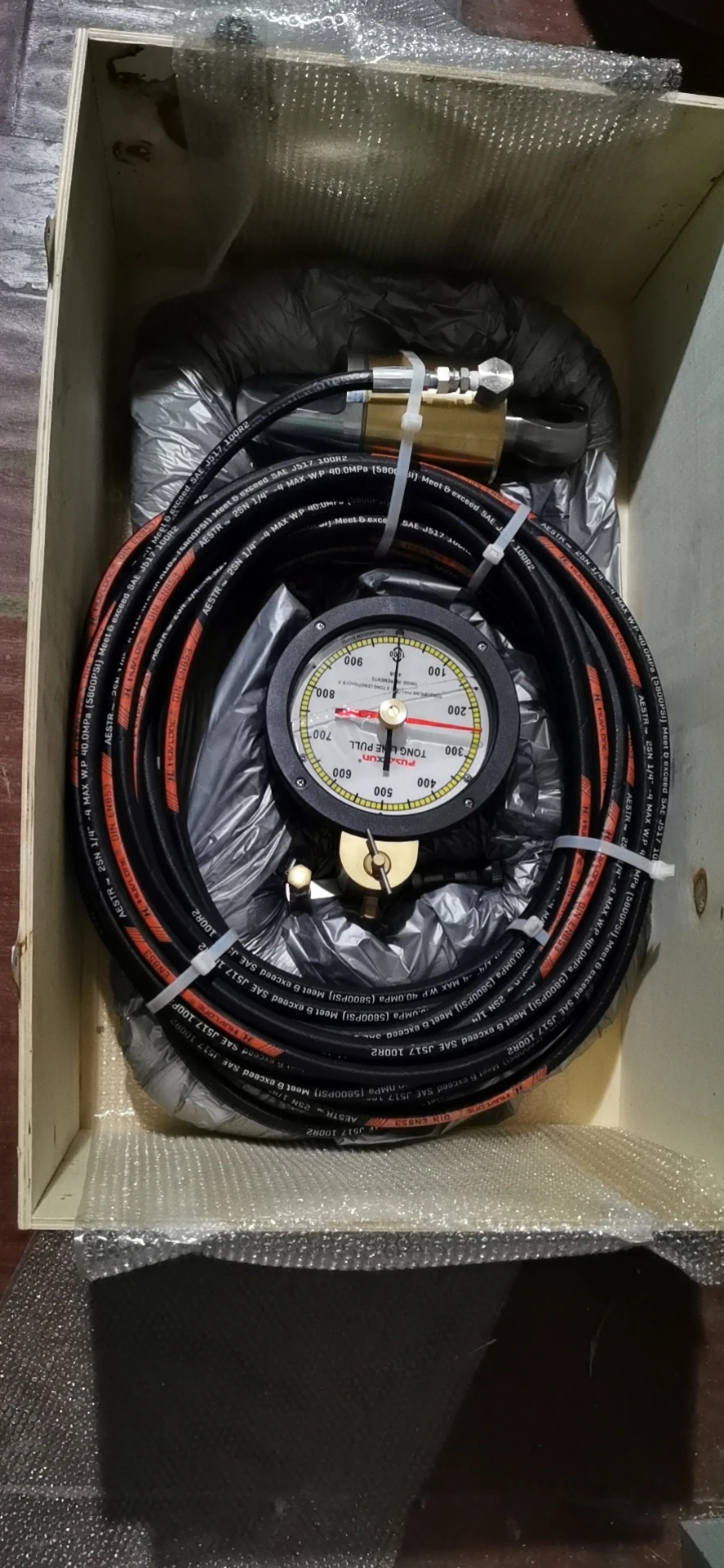 Hydraulic Power Tong Torque Sensor Gauge And Loading Tong Line & Torque ...