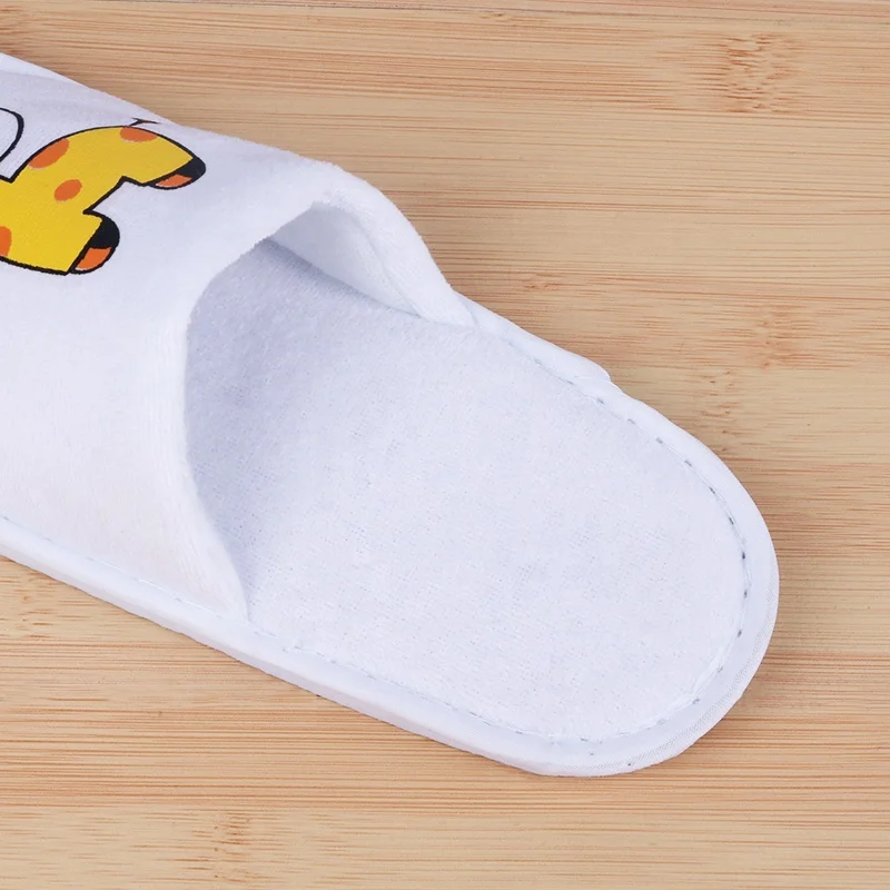 Cartoon Children Disposable Slippers In White For Indoor Usage - Buy ...