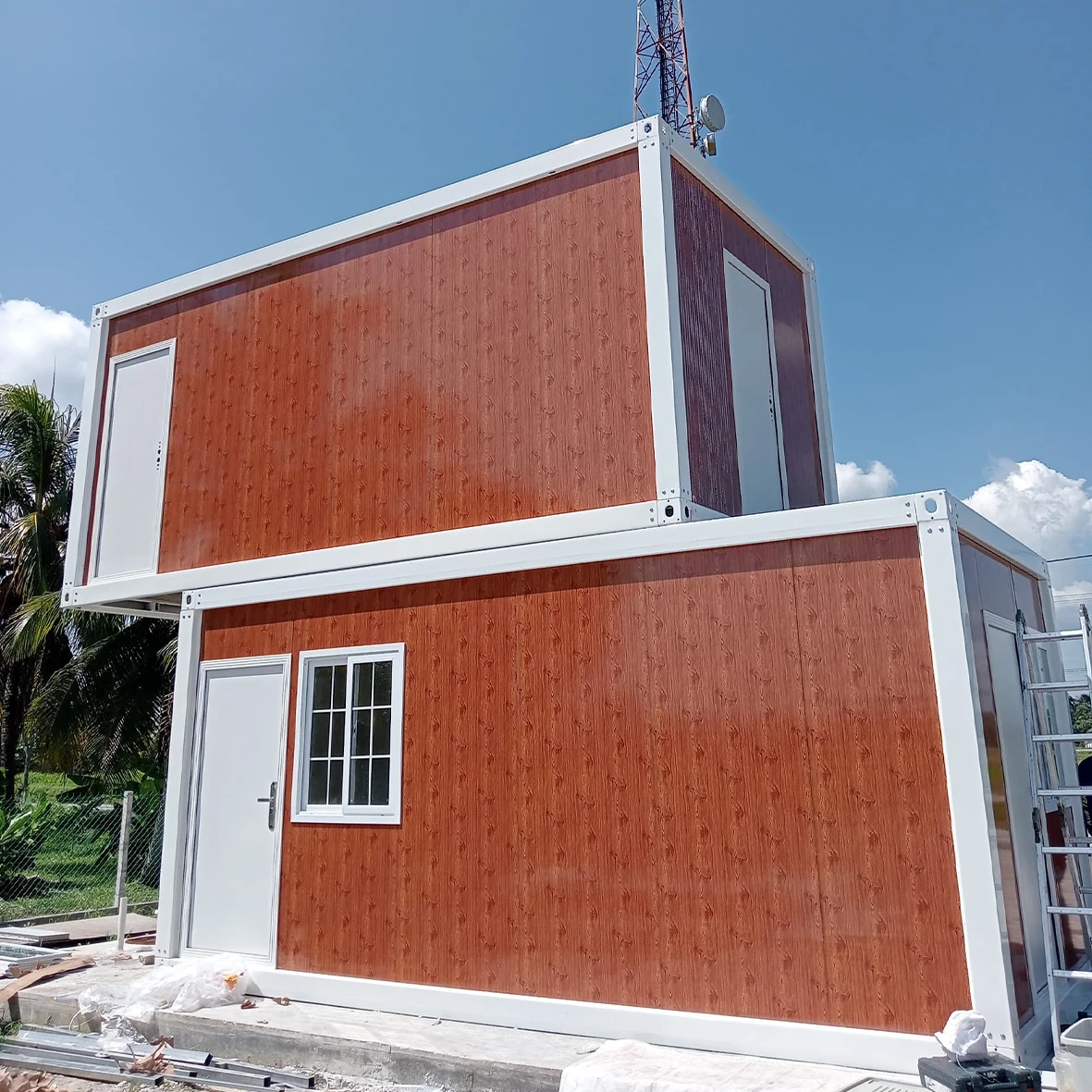 20ft Detachable Prefab Container House Traditional Design for Office ...
