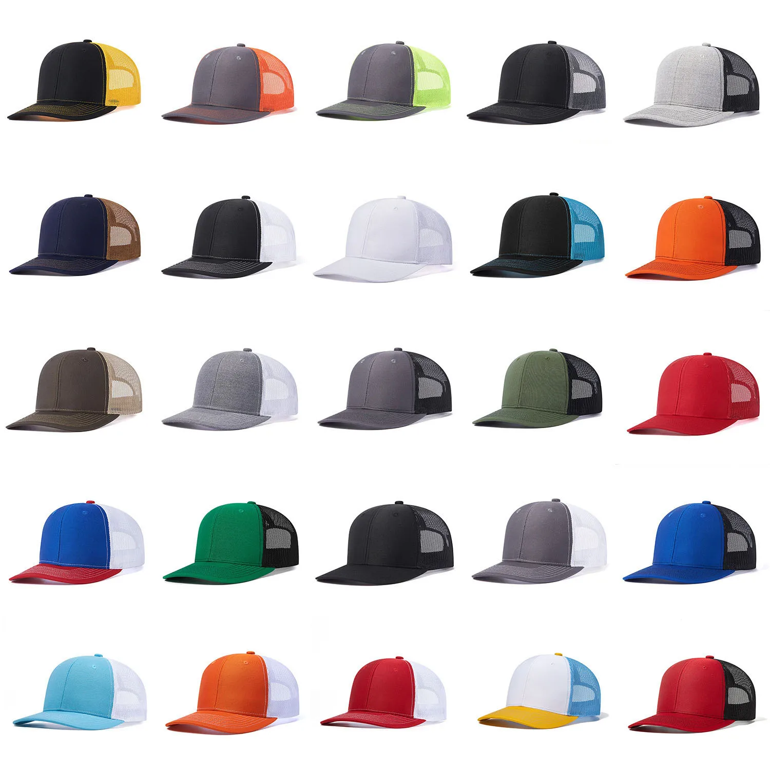 6-panel Customized OTTO Trucker Hats Multiple Colors Available Fitted ...