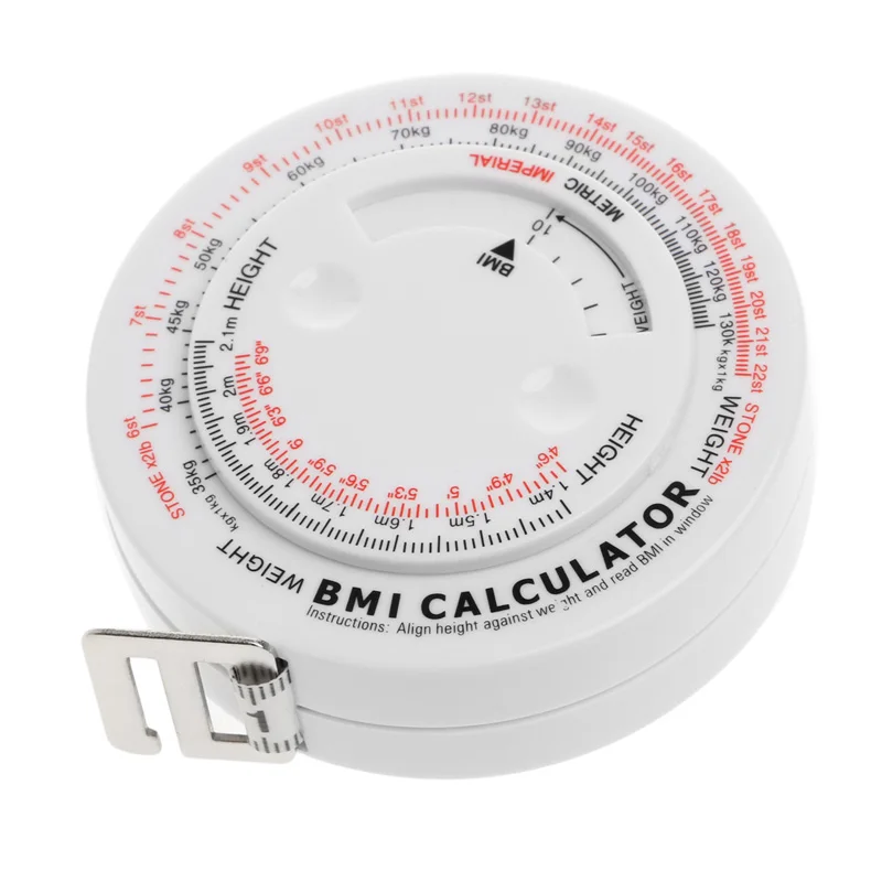 Bifunctional BMI Measure Tape - Waist Circumference Ruler