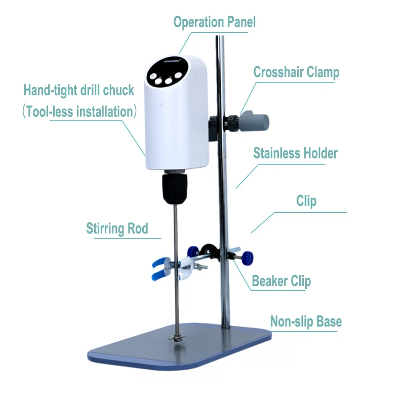 High Speed Stirrer - 15L Cantilever Agitator for Lab
