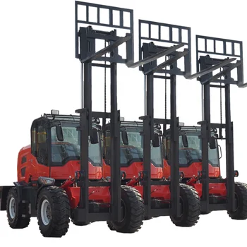 3 Ton Off-road Loading Forklift Rough Terrain 4x4 3m Diesel Forklift Trucks Outdoor Off-road ...