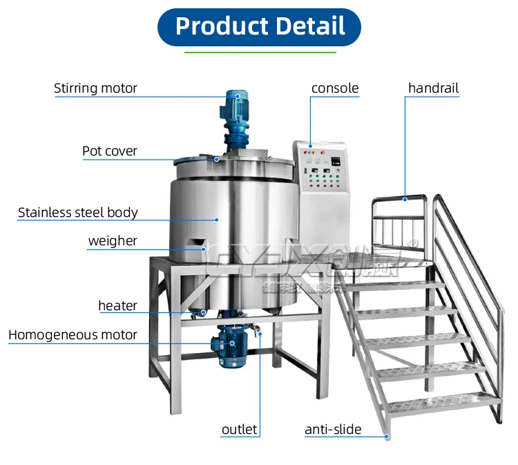 Cyjx Laboratory Agitator Mixing Tank With Agitator Mixer Homogenizer ...