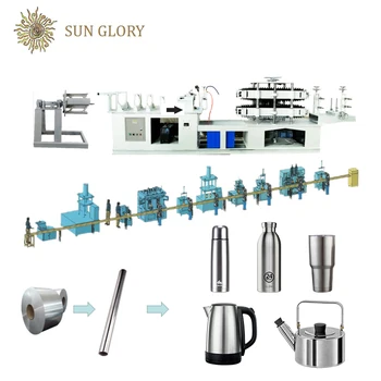 Thermos Production Line Stainless Steel Metal Aluminum Vacuum Flask ...