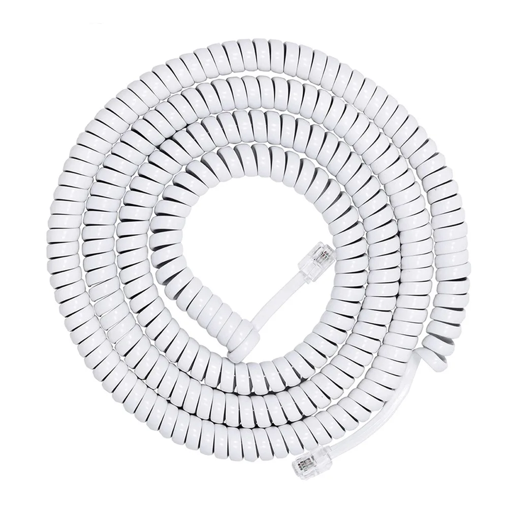 Phone Cord Landline Uncoiled Coiled Landline Telephone Handset Cord ...