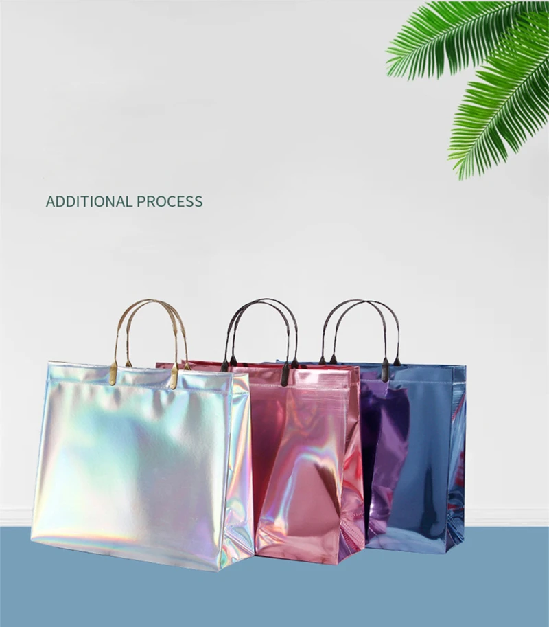 Holographic PVC Tote Bag - Durable, Recyclable & Customizable