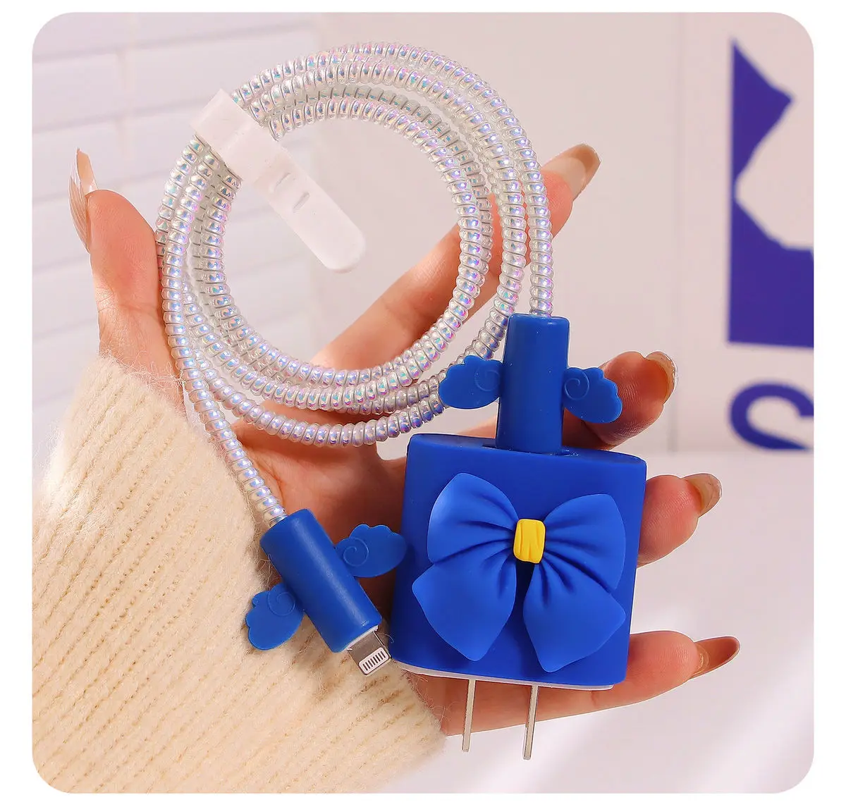 Klein Blue Row For Apple 13 Data Cable Protective Case 20w Mobile Phone ...