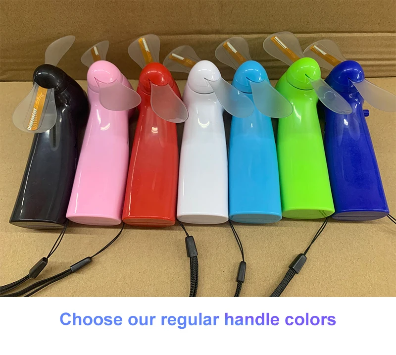 LED Message Fan - Portable Handheld with Customizable Logo