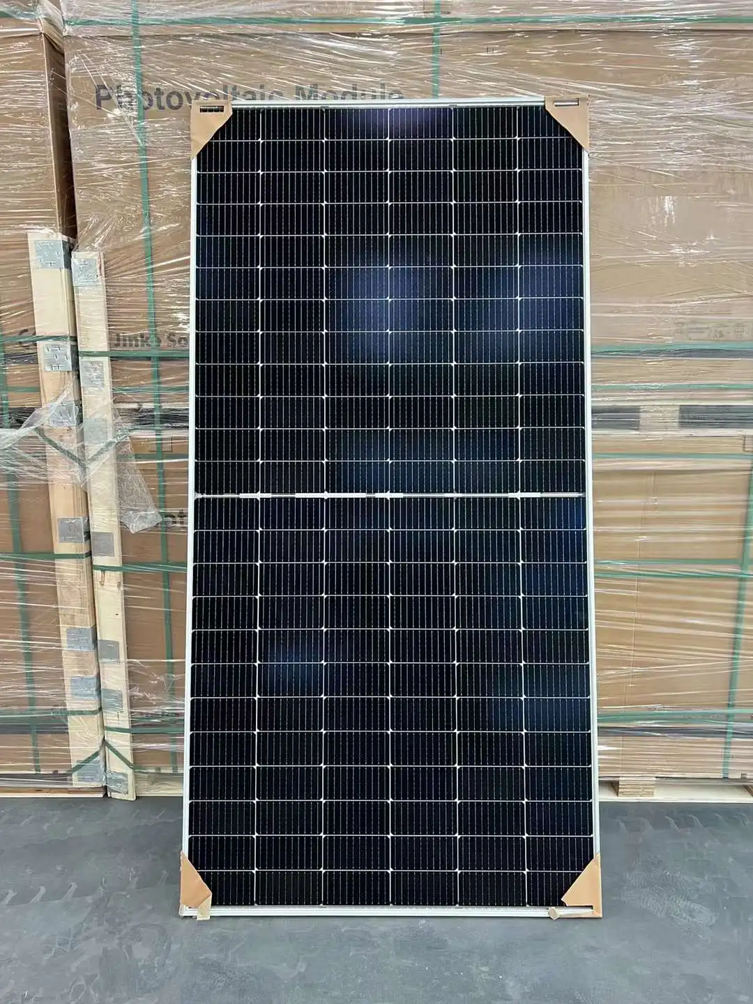 Jinko Bifacial Dual Glass 545w 550w 560w 565w Solar Panel Jinko Tiger Pro Mbb Half Cells Module ...