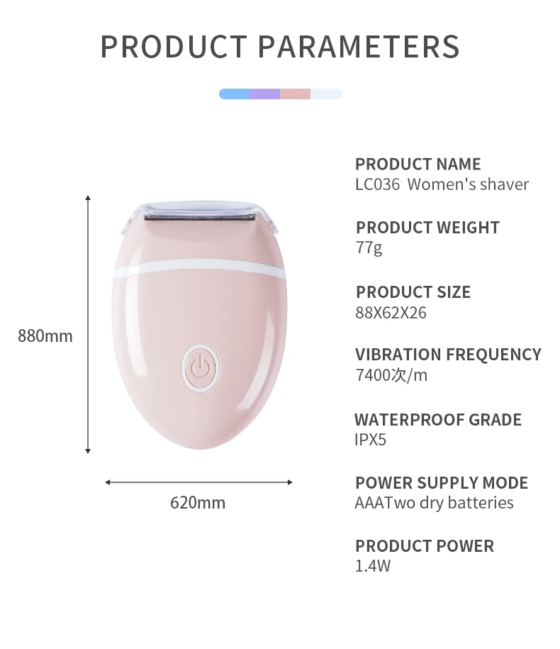 Hot Sale Professional Electric Mini Shaving Machine for Women