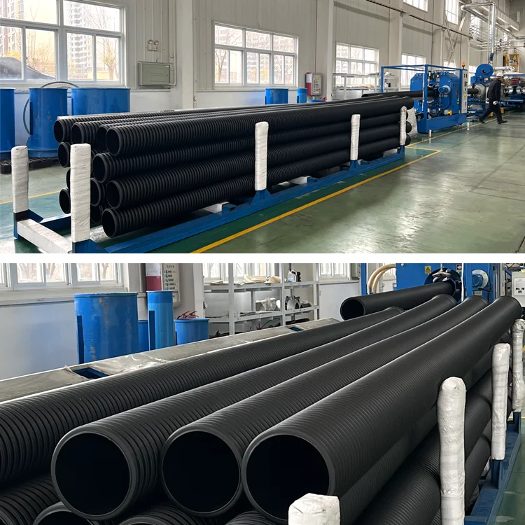 Hydy Hdpe Double Wall Corrugated Pipe Drainage Pipe Hdpe Plastic Tubes ...