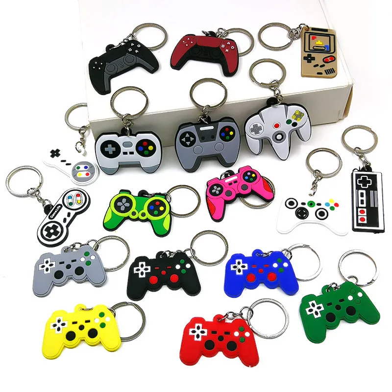 Cute Ins Cartoon Animation Game Handle Pvc Keychain Pendant ...
