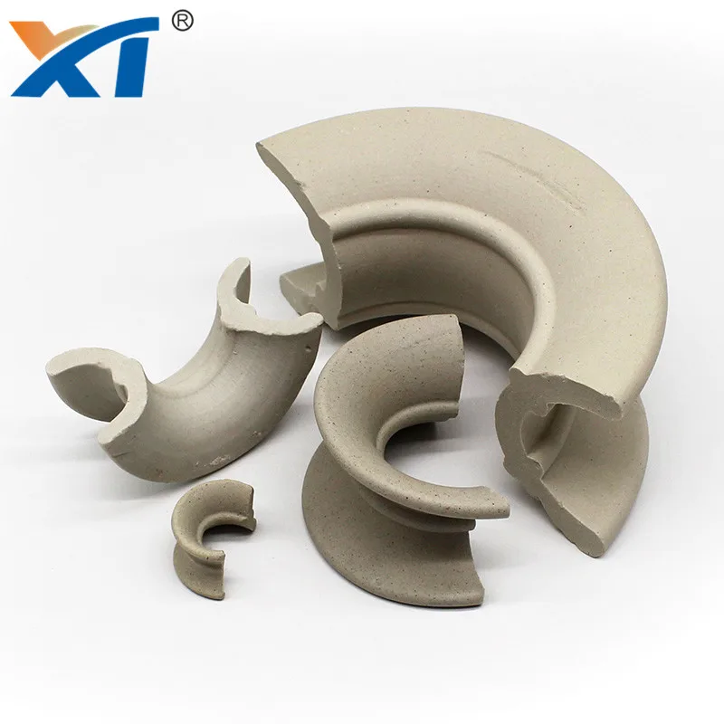 Ceramic Random Packing Supplier 25mm Ceramic Super Intalox Saddles Ring ...